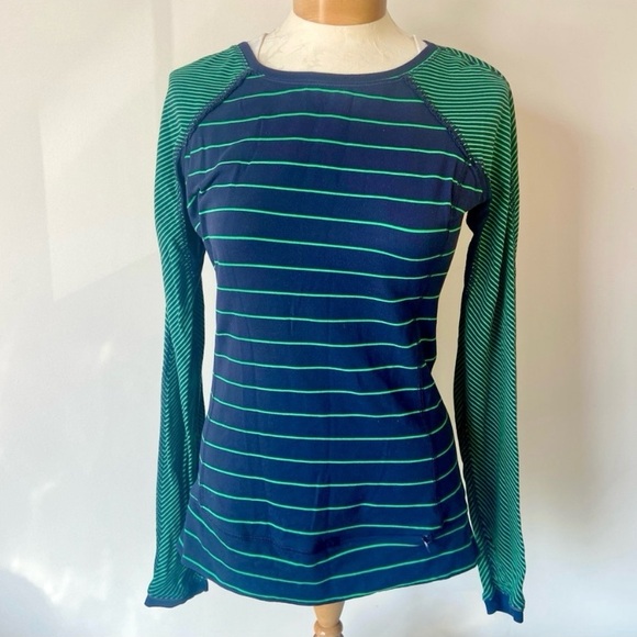 lululemon athletica | Tops | Lululemon Run Top Full Tilt Ls Slalom ...
